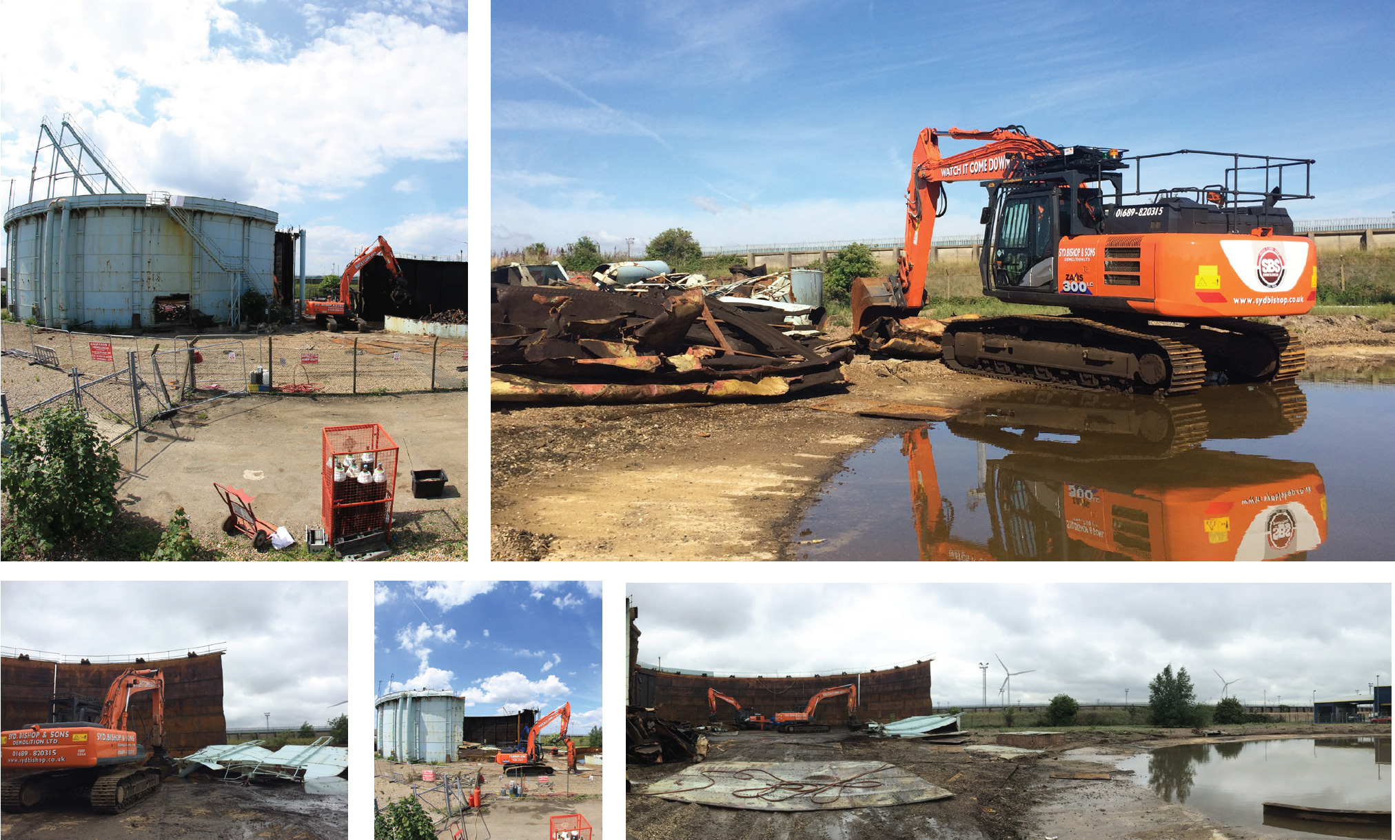 Gasholder Demolition - SBS Demolition